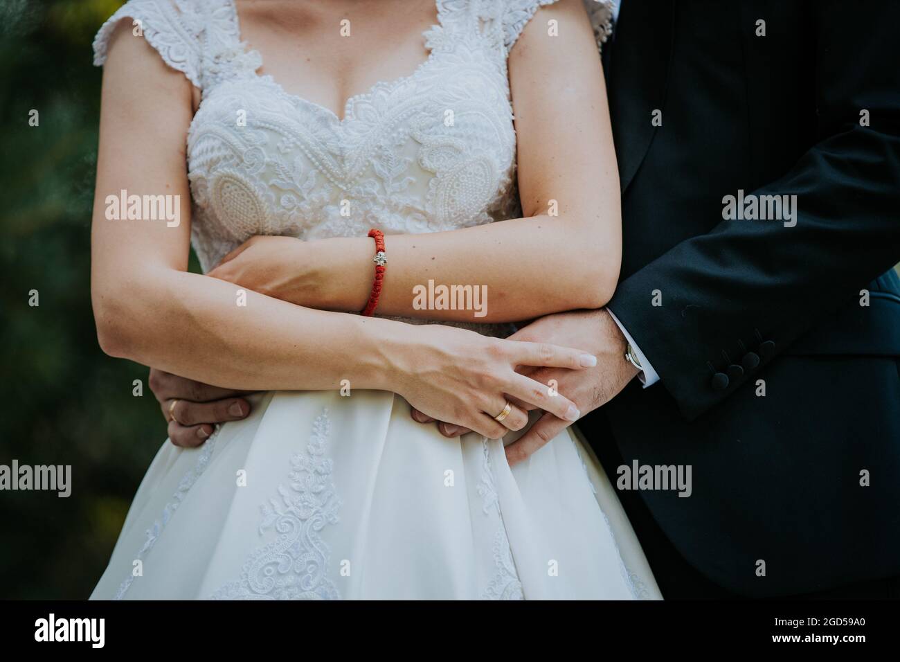 Bride and the groom during their wedding ceremony Stock Photo - Alamy
