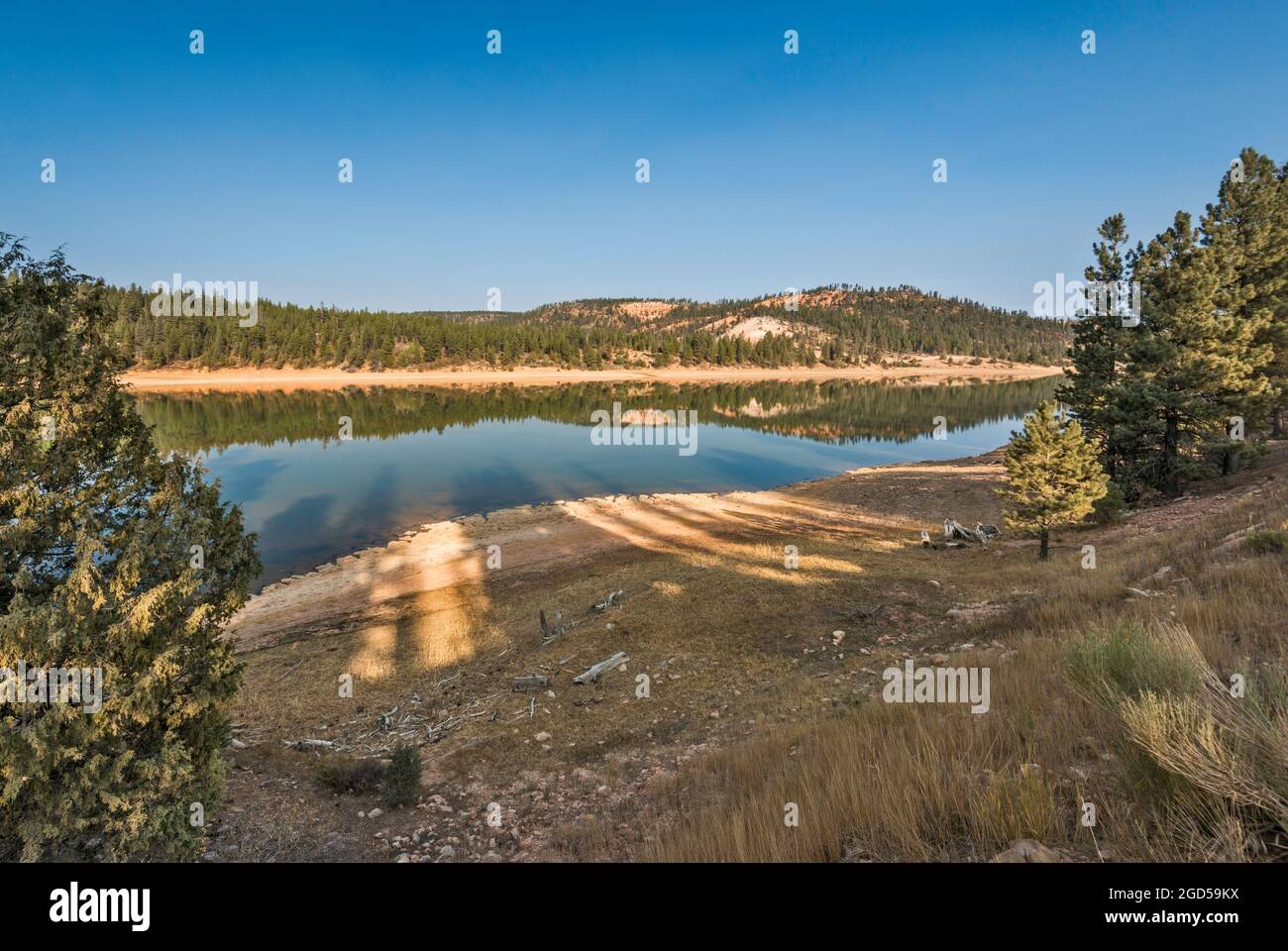 Tropic Reservoir, Paunsaugunt Plateau, Dixie National Forest, near ...