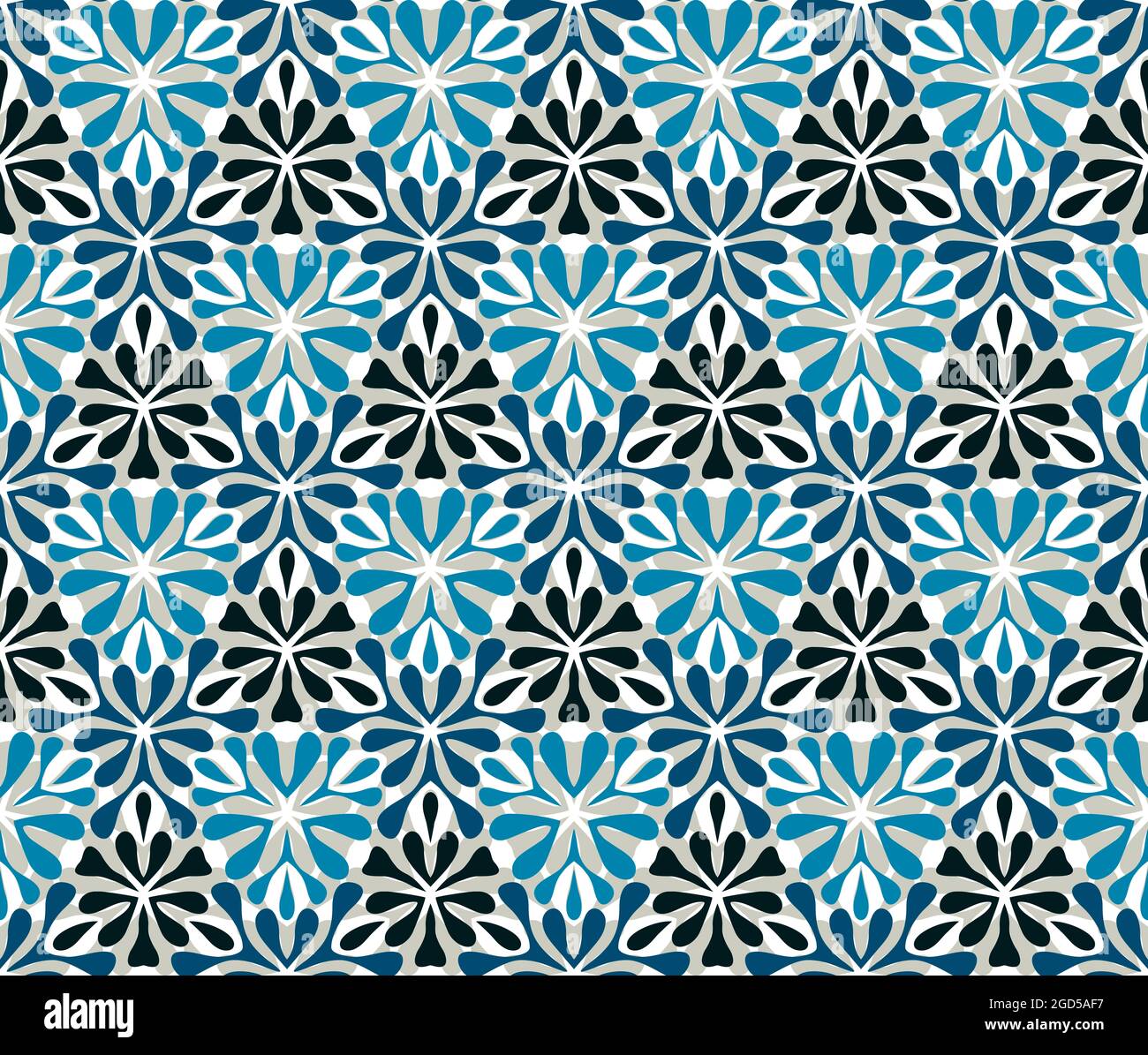 Seamless blue pattern abstract Cut Out Stock Images & Pictures - Alamy