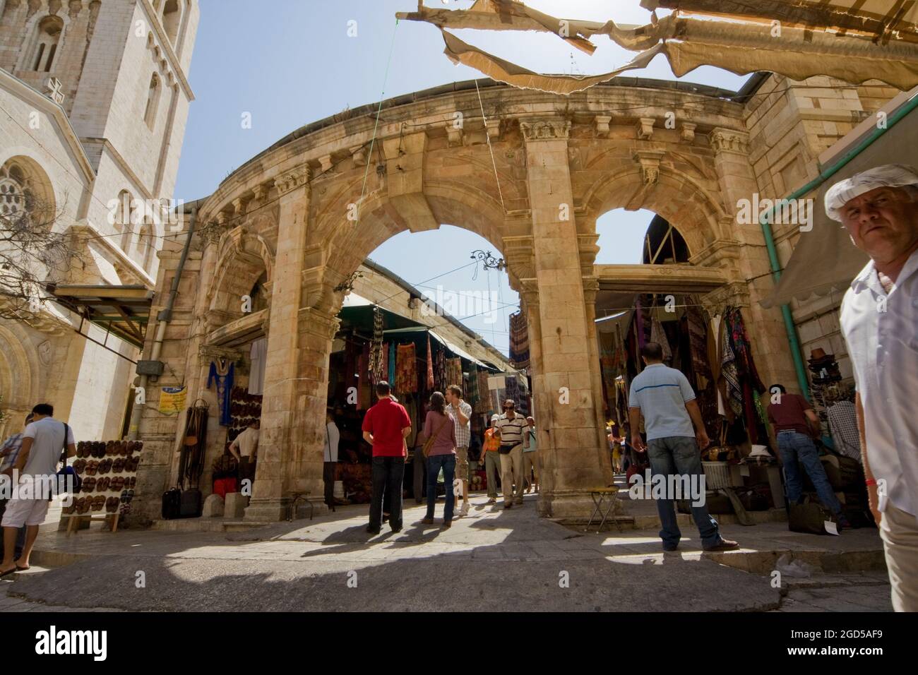 The Cardo in the Old City of Jerusalem Stock Photo - Alamy