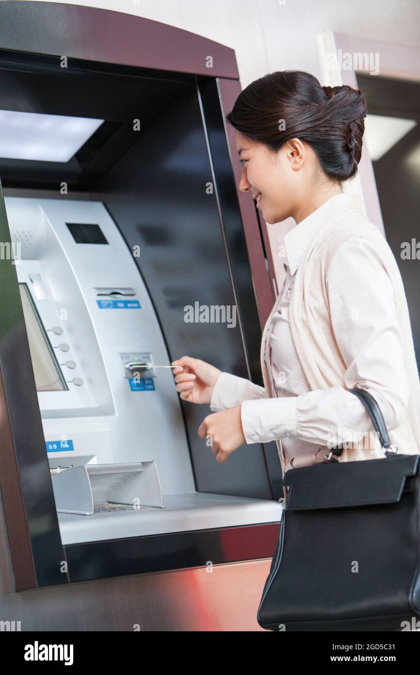 Bank atm card away hi-res stock photography and images - Alamy