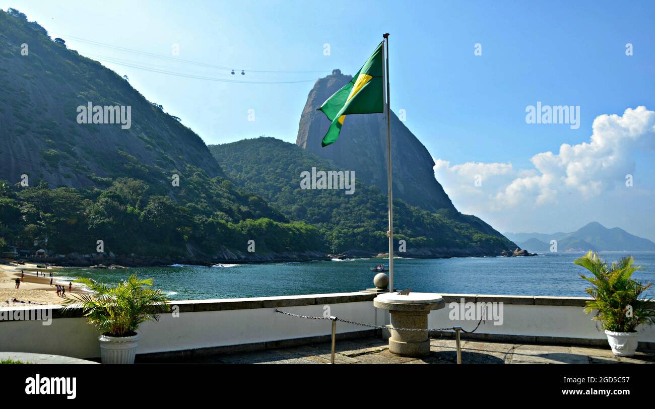 Praia vermelha and copacabana beaches hi-res stock photography and ...