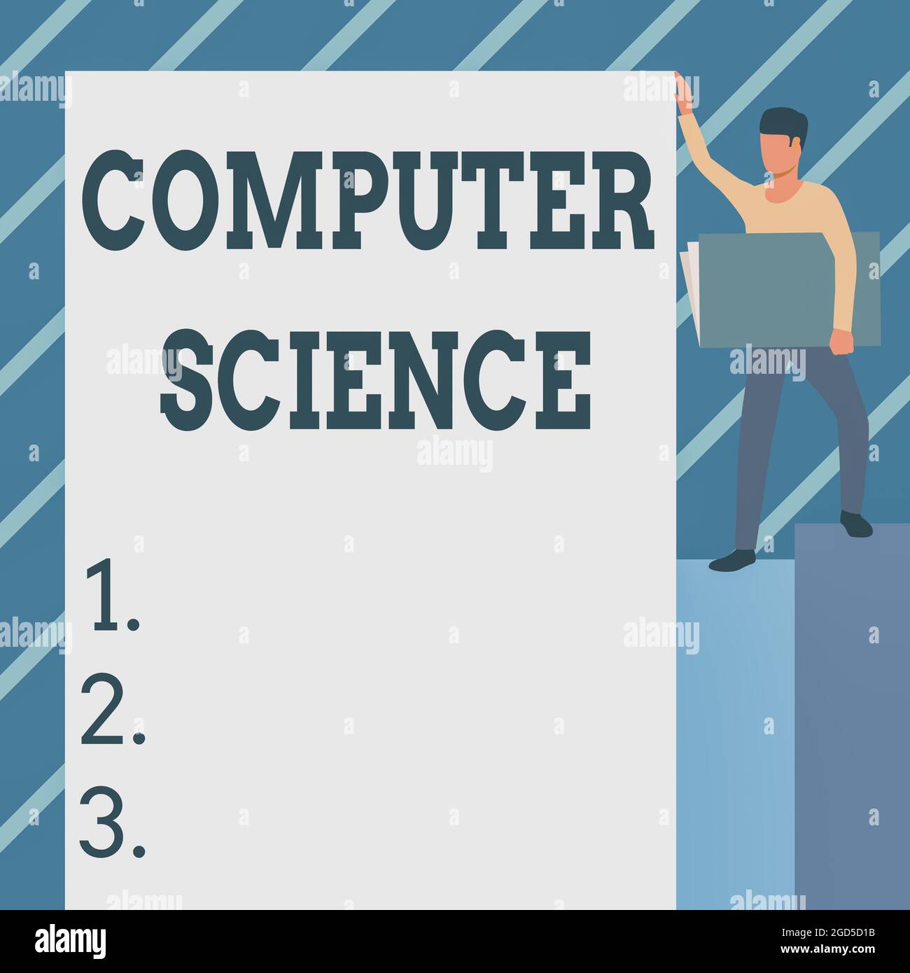 Conceptual caption Computer Science, Business concept study of both ...