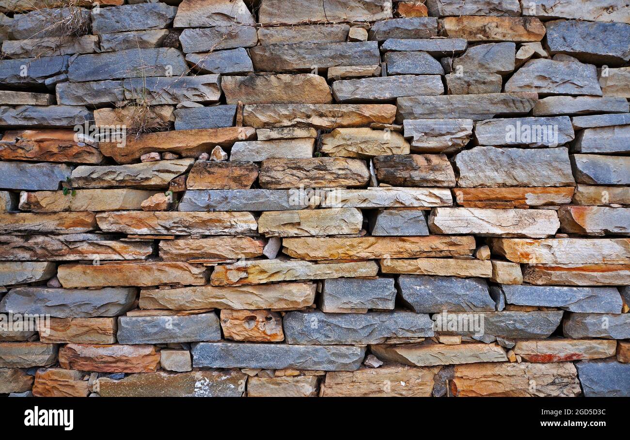 Stone wall in Diamantina, Brazil Stock Photo - Alamy