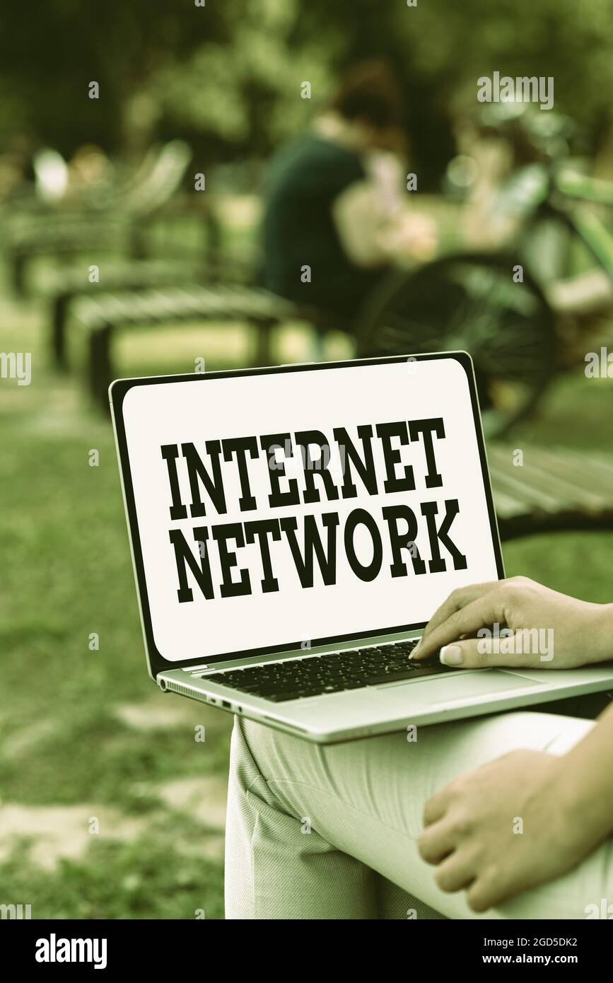 Inspiration showing sign Internet Network. Internet Concept connects ...