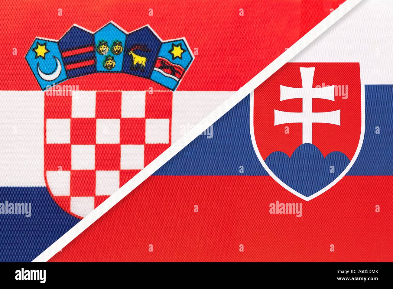 Croatia slovakia flag hi-res stock photography and images - Alamy