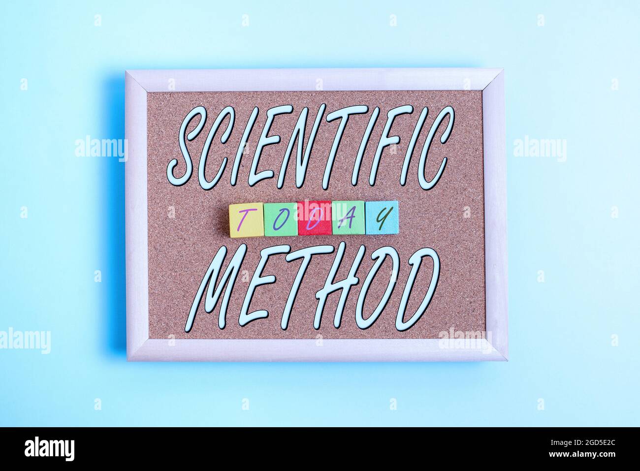 Conceptual caption Scientific Method. Business overview method of ...