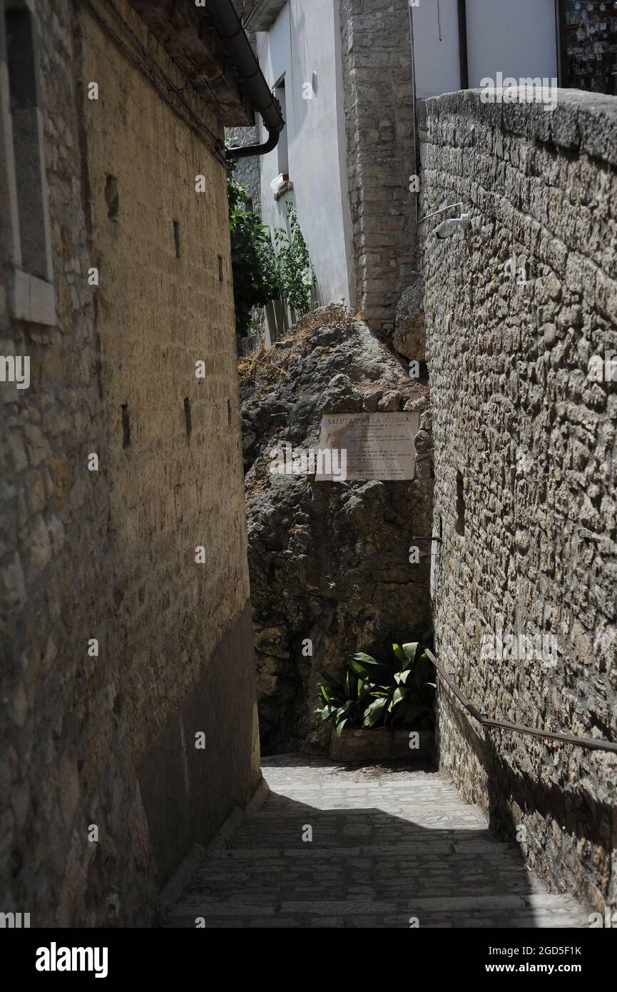 Pietrelcina, Italy. 10th Aug, 2021. Pietrelcina is the birthplace of ...