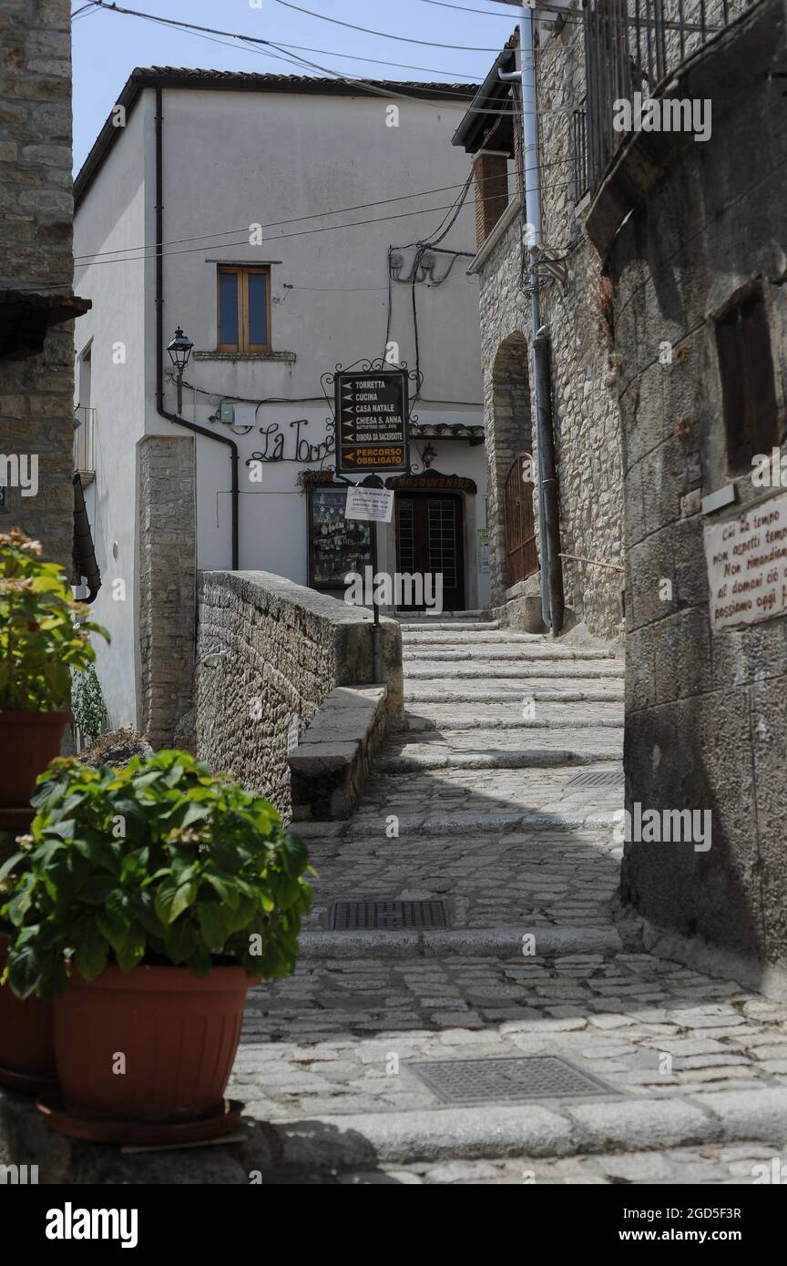 Pietrelcina, Italy. 10th Aug, 2021. Pietrelcina is the birthplace of ...