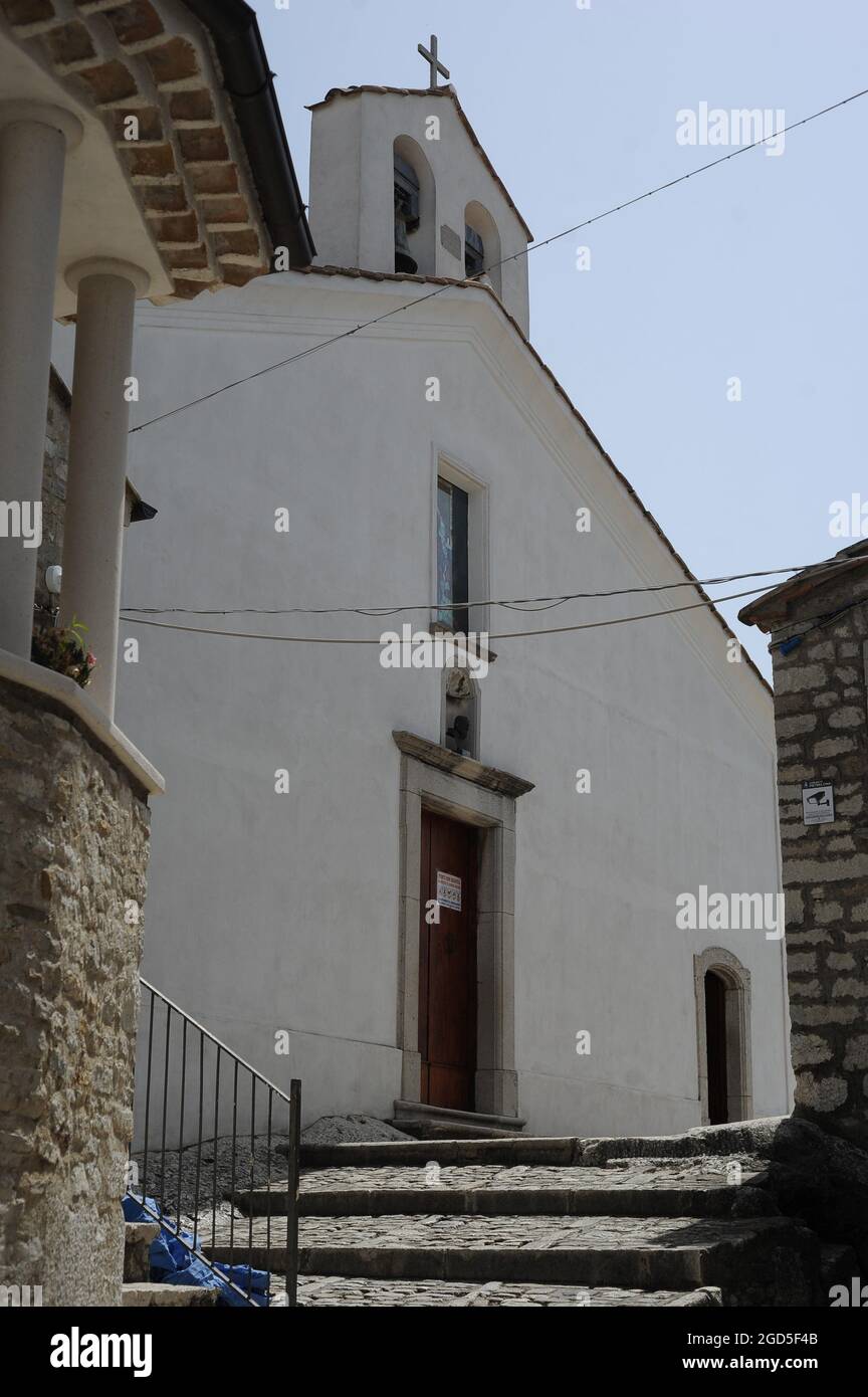 Pietrelcina, Italy. 10th Aug, 2021. Pietrelcina is the birthplace of ...