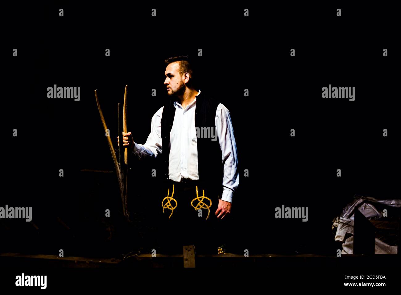 Ivanovo, Vojvodina, Serbia - April 17, 2016: Young male model in ...