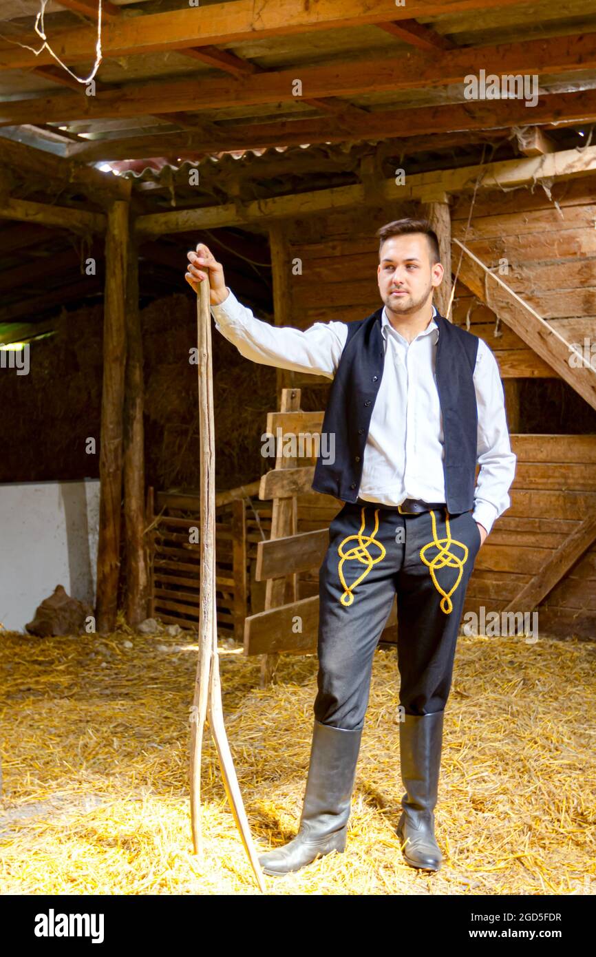 Ivanovo, Vojvodina, Serbia - April 17, 2016: Young male model in ...