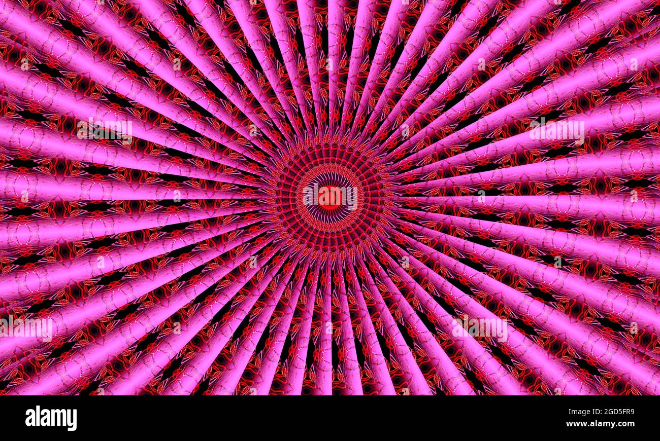 Pink kaleidoscope flower seamless kaledoscope texture or pattern, Good ...