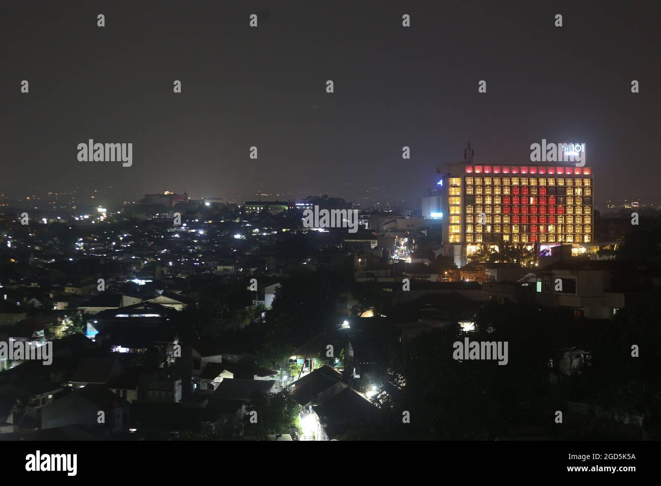 Bogor, Indonesia. 11th Aug, 2021. One of the hotels in Bogor City ...