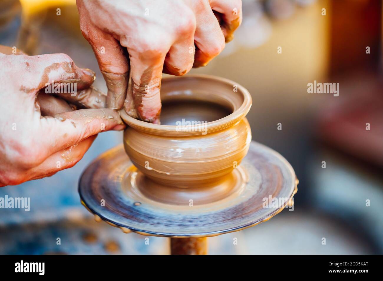 Potter And Clay Craft Stock Photo - Alamy