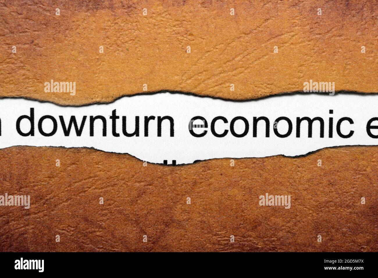 Chart downturn newspaper hi-res stock photography and images - Alamy