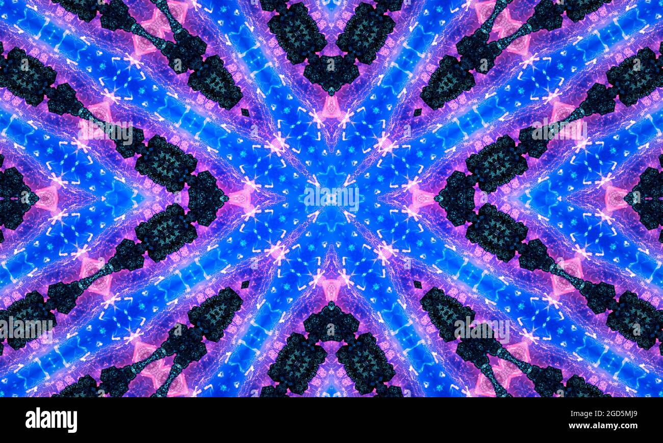Star kaleidoscope background. Beautiful multicolor kaleidoscope texture ...