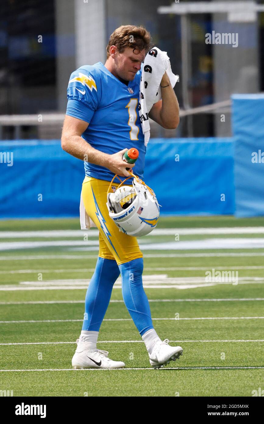 Los Angeles Chargers Punter Ty Long #1 during Fan Fest at SoFi Stadium ...