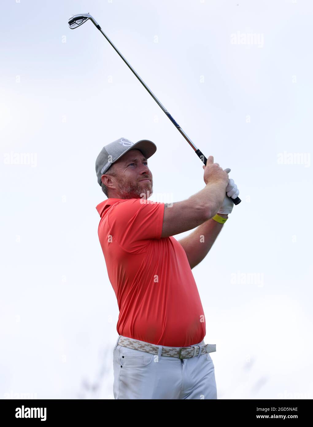 James Jordan on the 17th during a preview day ahead of the Cazoo ...