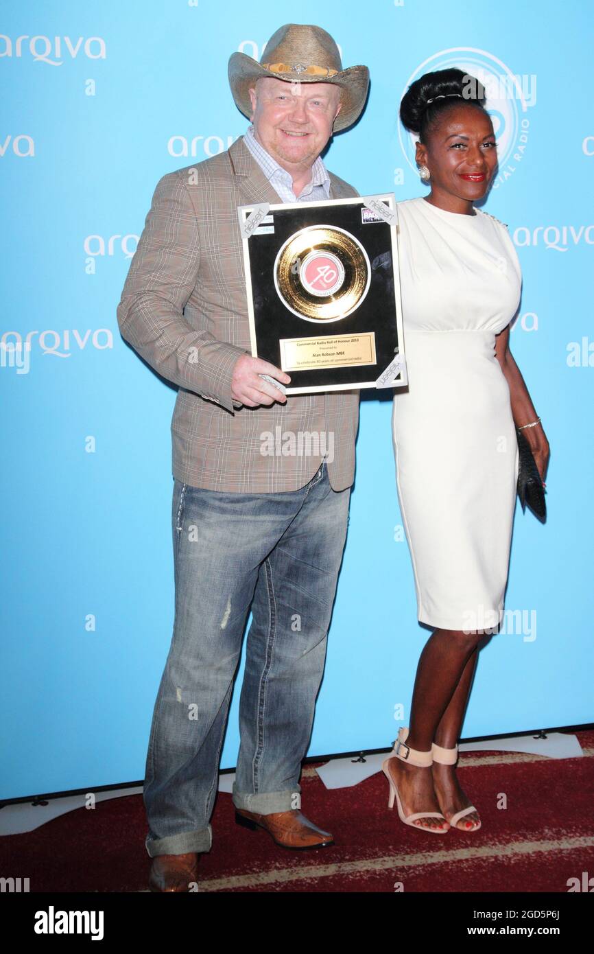 London. UK. Alan Robson at the Arqiva Commercial Radio Awards at the ...