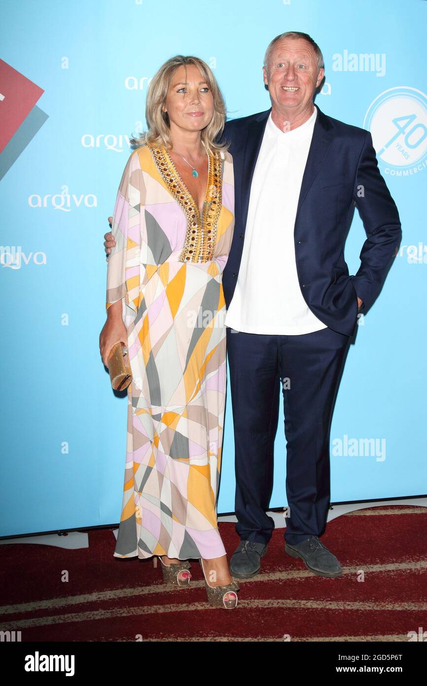 London. UK. Chris Tarrant and Jane Bird at the Arqiva Commercial Radio ...
