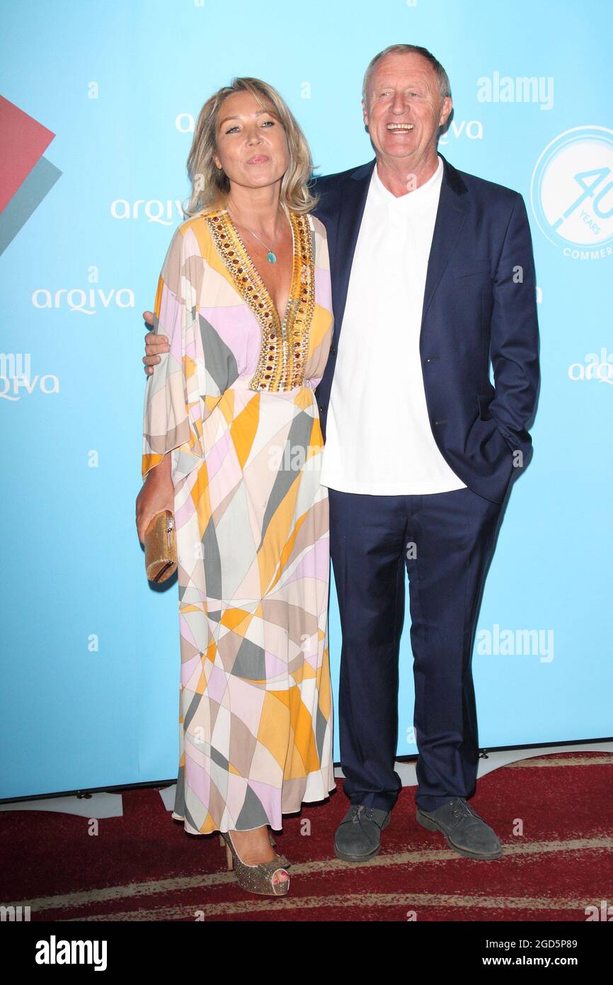London. UK. Chris Tarrant and Jane Bird at the Arqiva Commercial Radio ...