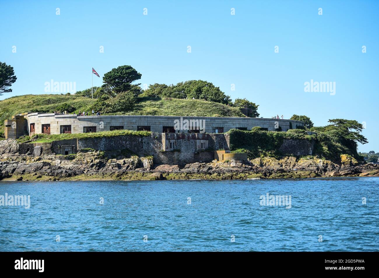 Picture by Paul Slater/PSI - Drakes Island in Plymouth Sound, Devon ...