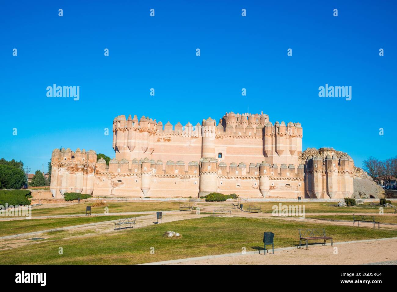 Coca castle castile leon spain hi-res stock photography and images - Alamy