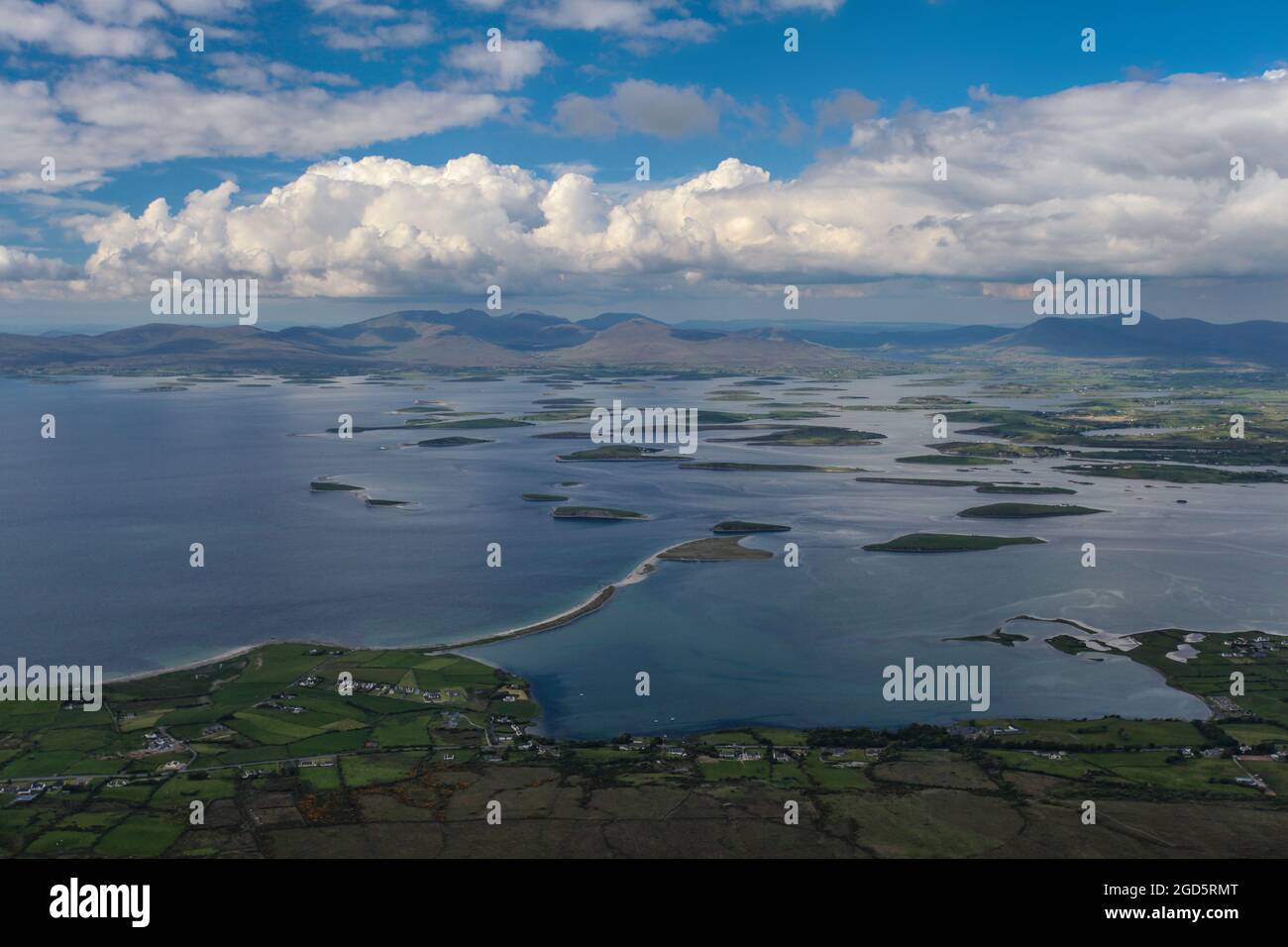 The drumlins of Clew Bay and the pilgrims and tourists of Croagh ...