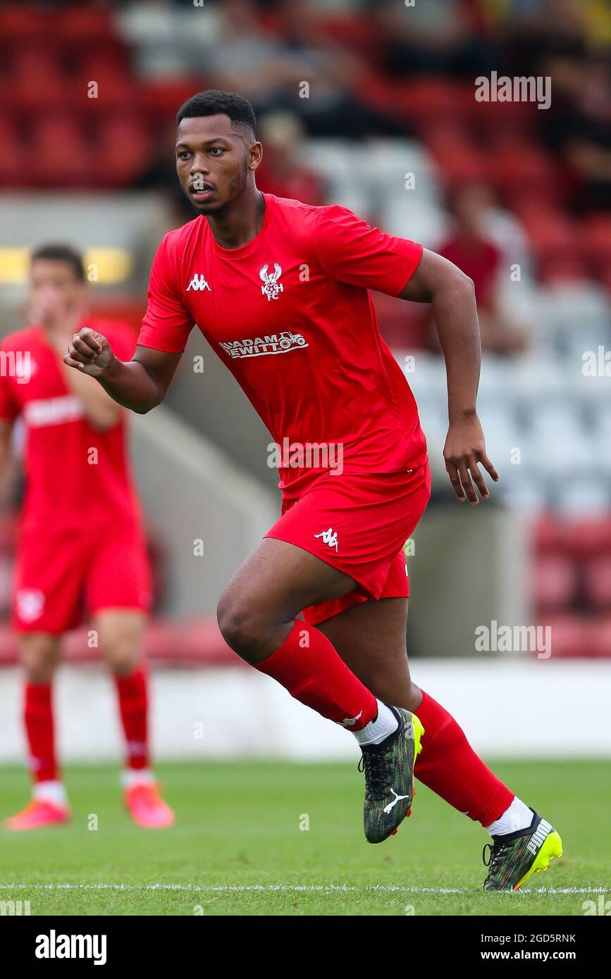 Kidderminster Harriers’ Nyal Bell during the pre-season friendly match ...