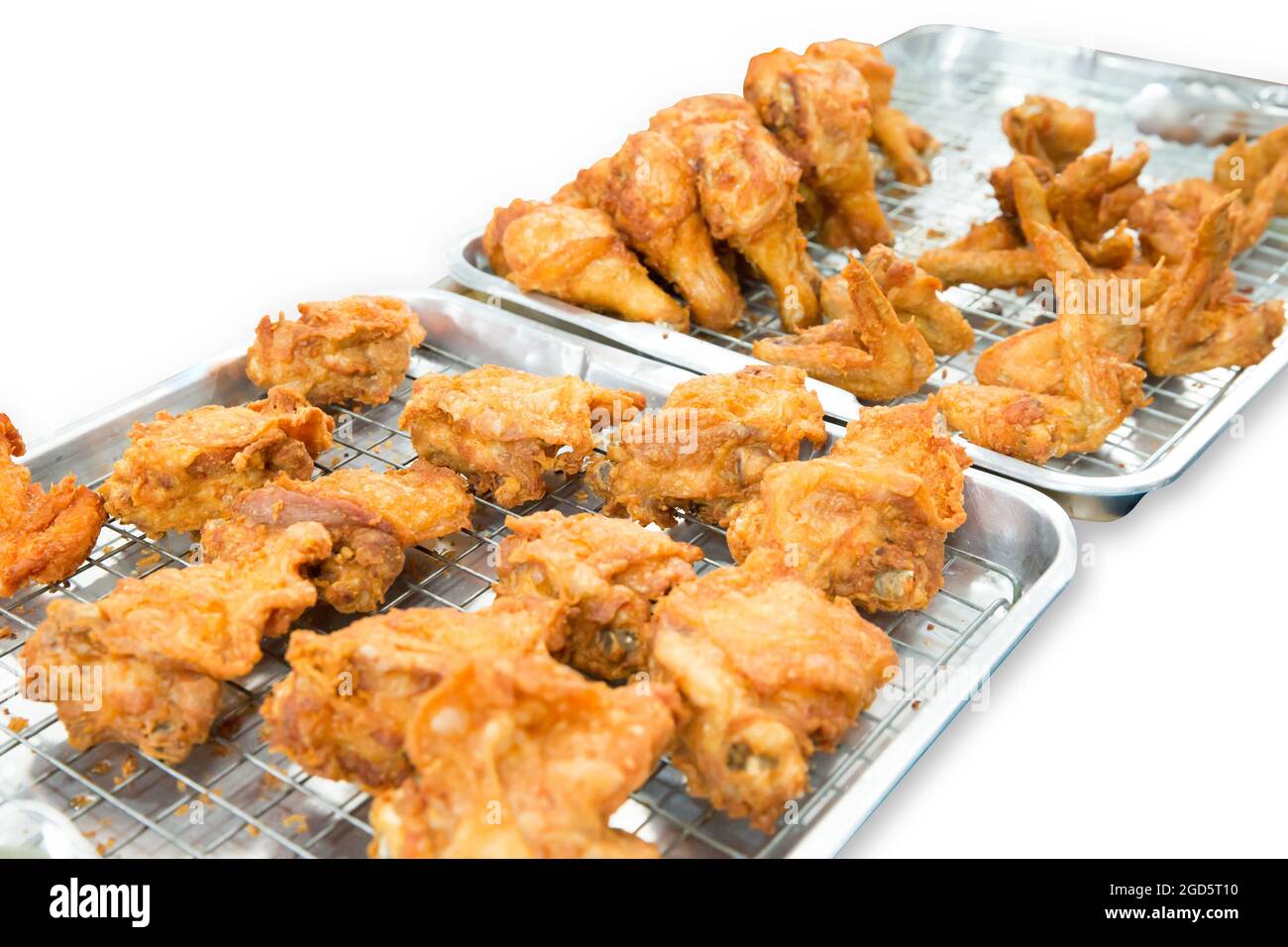 Many pieces of Thai Fried Chicken, focus selective Stock Photo - Alamy