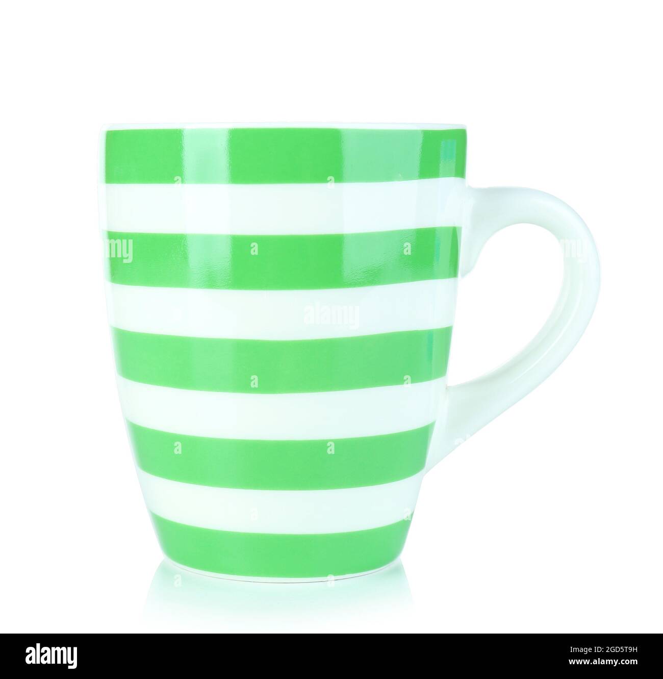 Color empty mug isolated on white Stock Photo - Alamy