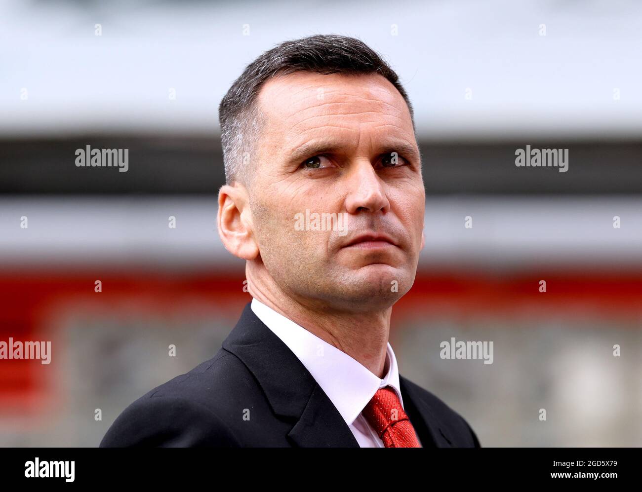 File photo dated 22-07-2021 of Aberdeen manager Stephen Glass. Issue ...