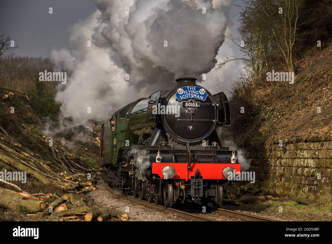 Flying Scotsman, The World's most famous steam locomotive Stock Photo ...
