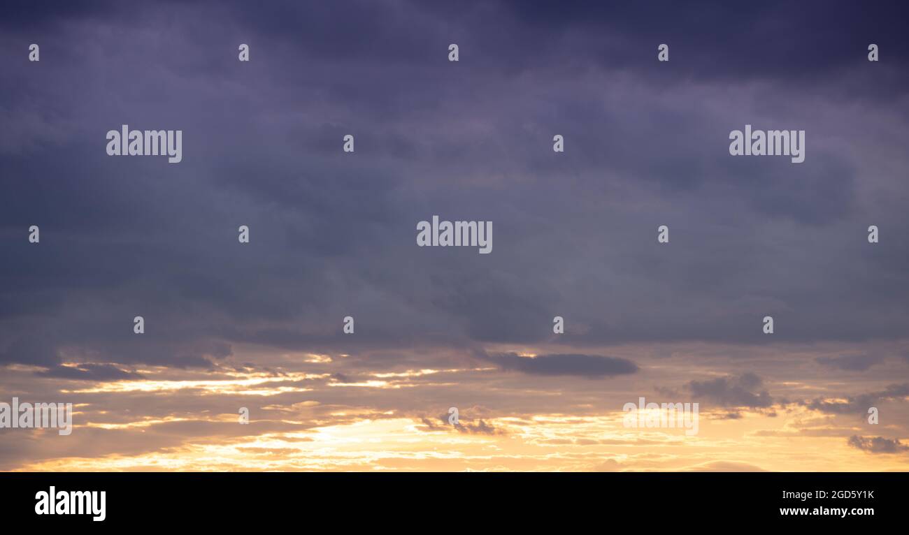 High resolution Sunset Sky background for Sky replacement Stock Photo ...