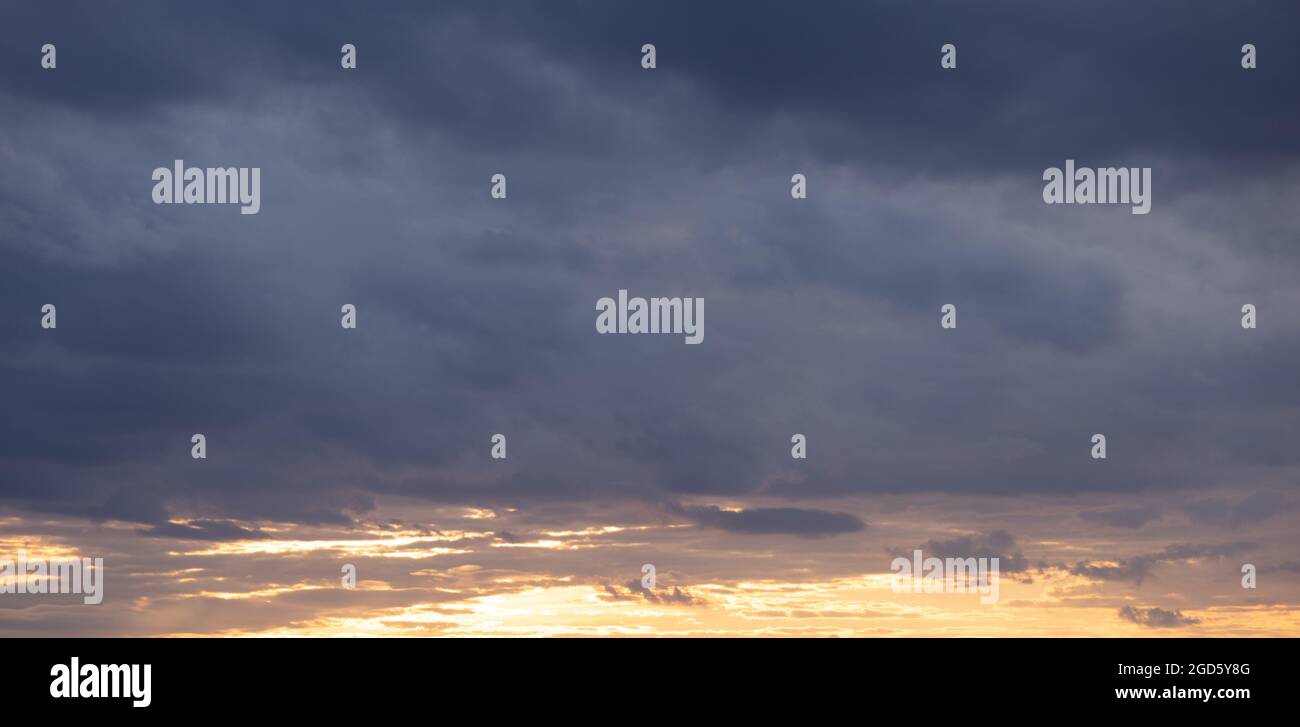 High resolution Sunset Sky background for Sky replacement Stock Photo ...