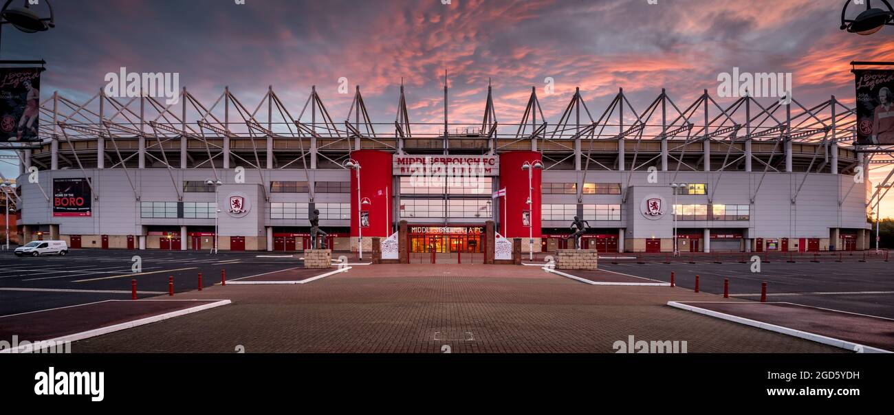 The Riverside Stadium, the home of Middlesbrough Football Club Stock ...