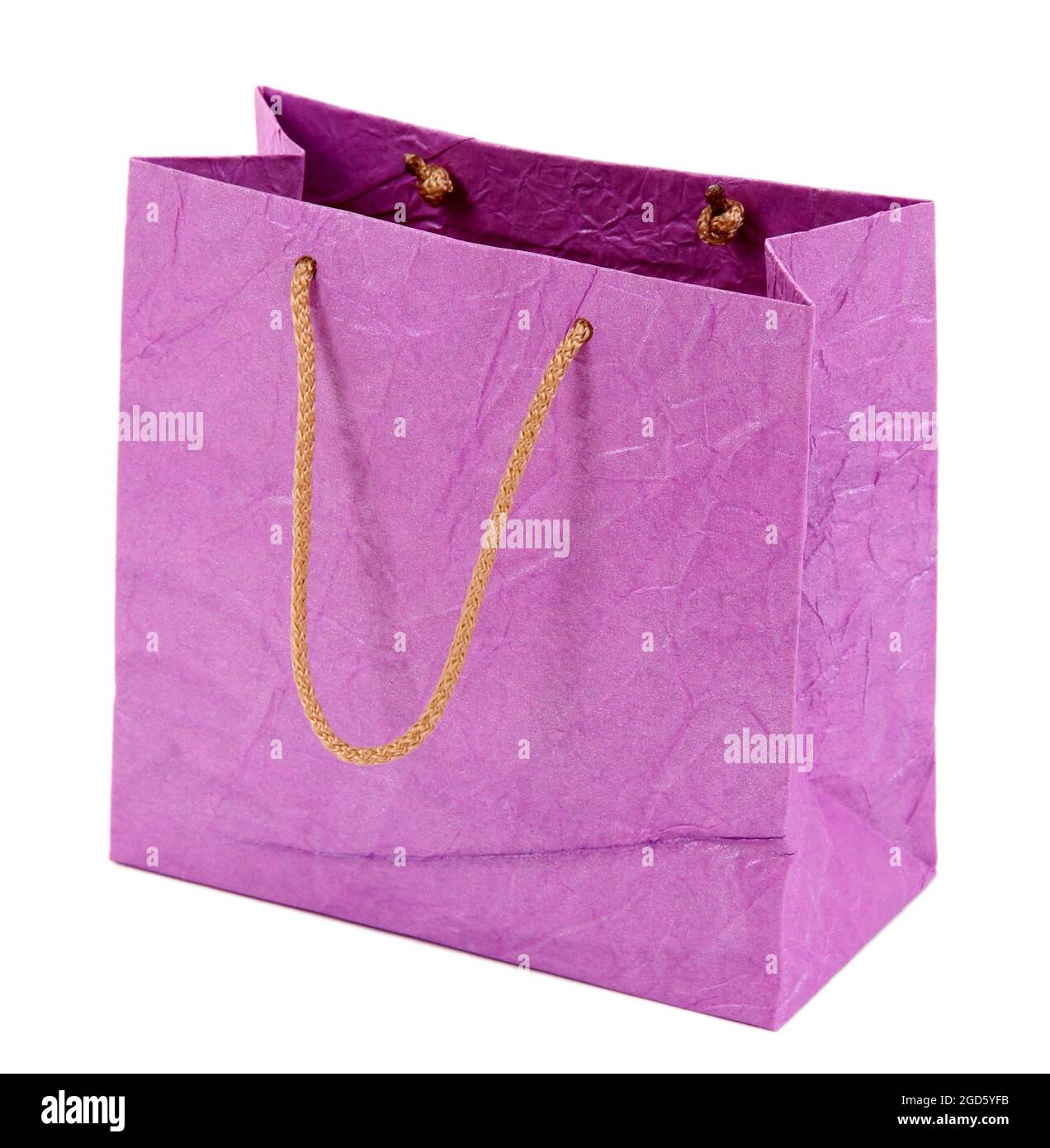 Color shopping bag, isolated on white Stock Photo - Alamy