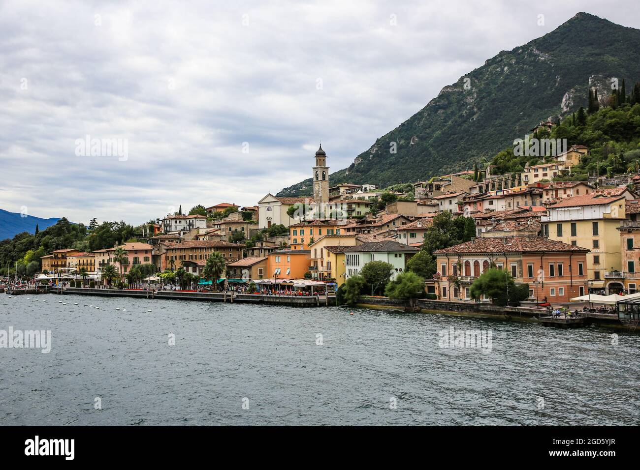 A view of Limone from the Ferry Stock Photo - Alamy