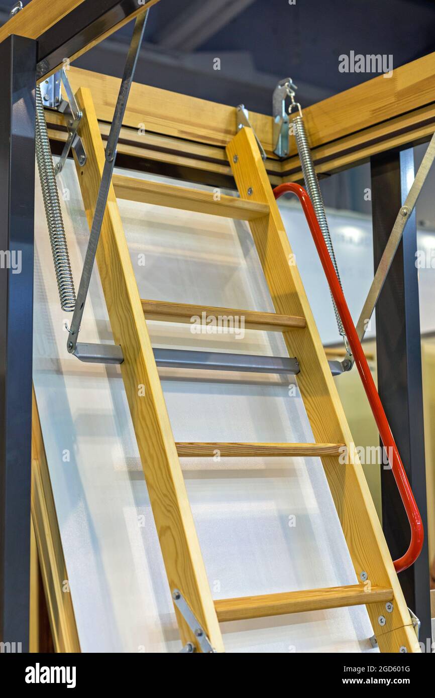Attic access ladder hi-res stock photography and images - Alamy