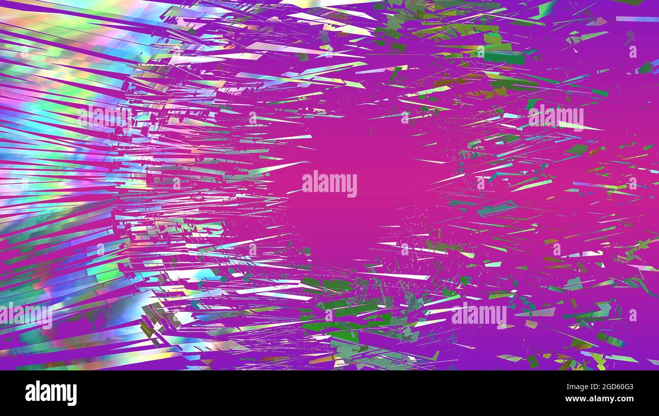 Abstract pink textured background with rainbow splinters Stock Photo ...