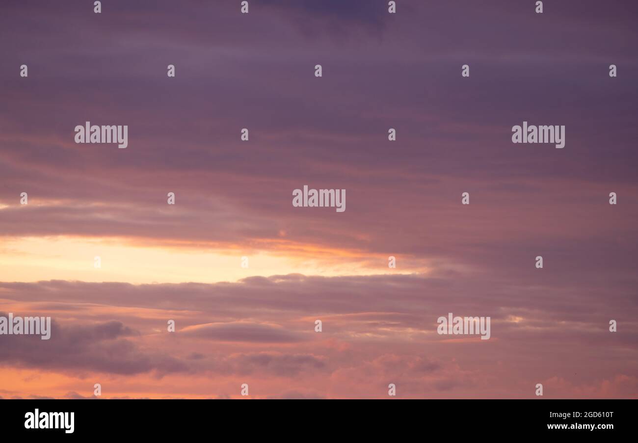 High resolution Sunset Sky background for Sky replacement Stock Photo ...