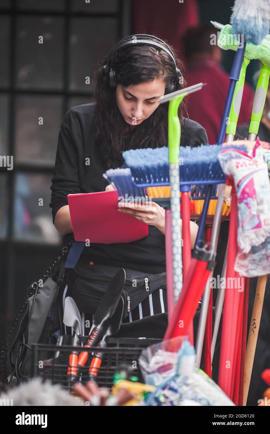 Screenplay writing on set hi-res stock photography and images - Alamy