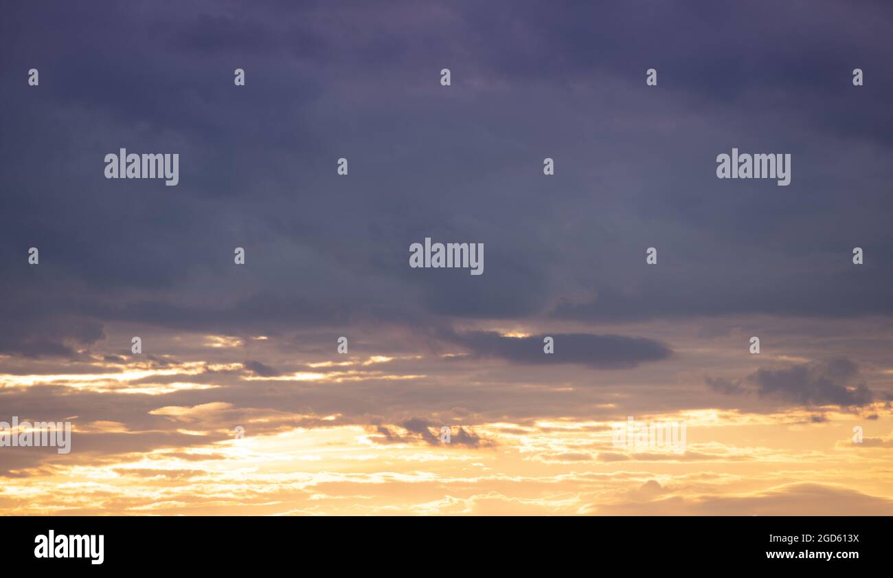 High resolution Sunset Sky background for Sky replacement Stock Photo ...