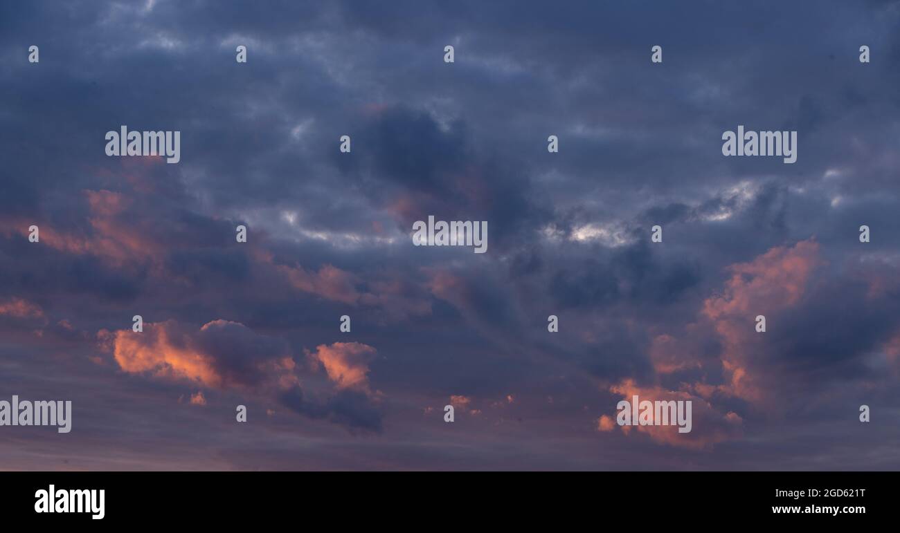 High resolution Sunset Sky background for Sky replacement Stock Photo ...