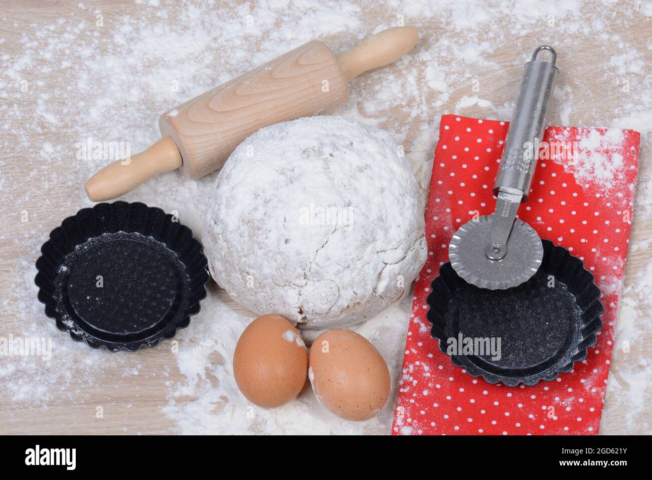 Baking, dough for pizza, cookies, cake, bread Stock Photo - Alamy