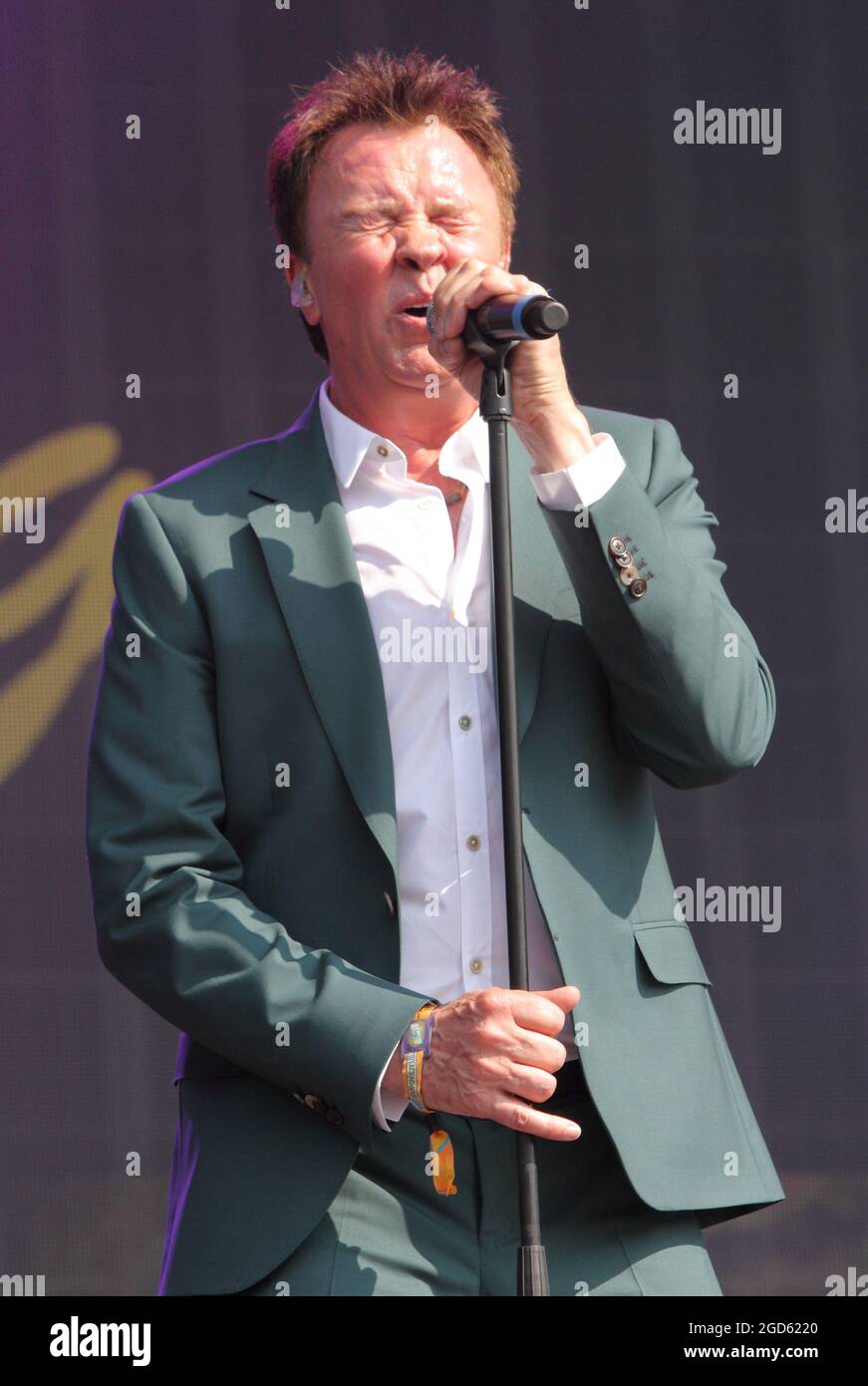 London. UK. Paul Young at the British Summer Time at Hyde Park, London ...
