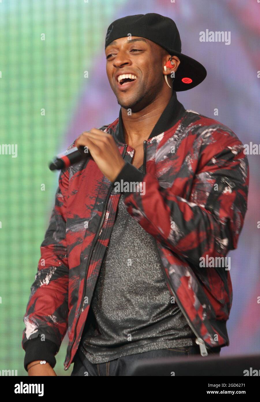 London. UK. Oritse Williams of JLS at the British Summer Time at Hyde ...