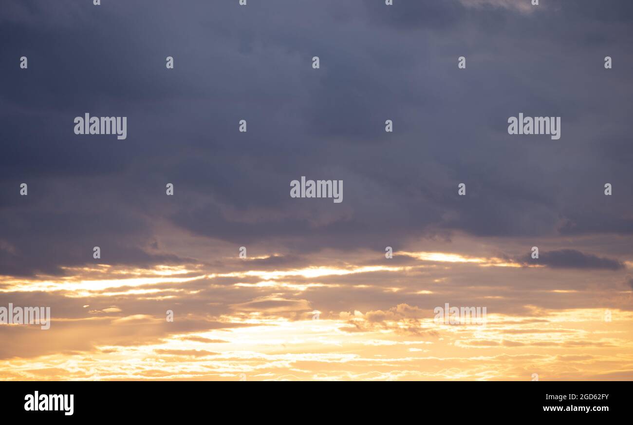 High resolution Sunset Sky background for Sky replacement Stock Photo ...