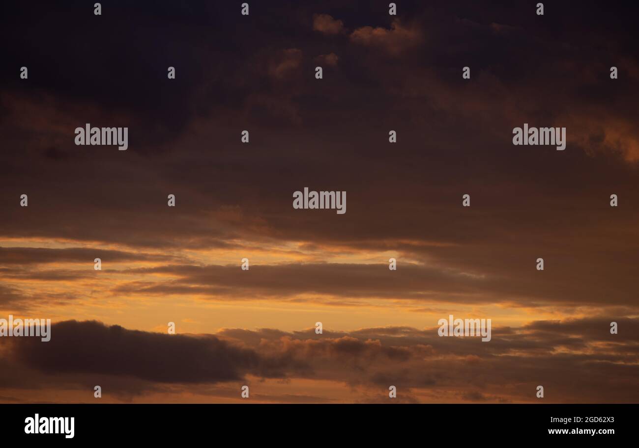 High resolution Sunset Sky background for Sky replacement Stock Photo ...